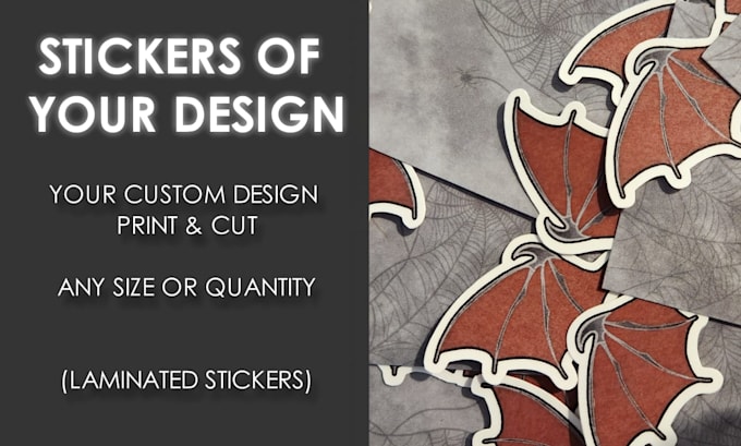 Print custom laminated stickers of your logo or design by Blightdaemon ...