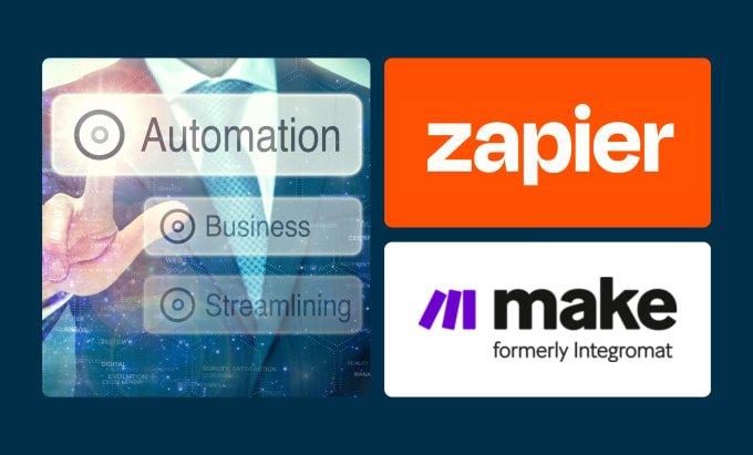 Setup zapier or integromat make automation for your business needs by ... Setup zapier or integromat make automation for your business needs by ...