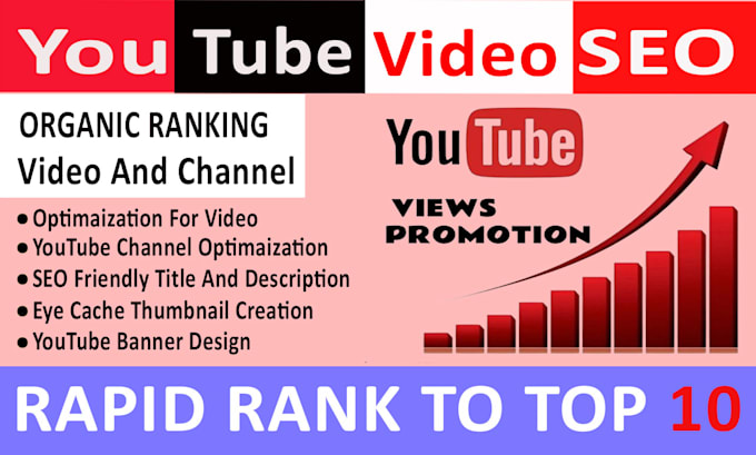 Youtube video seo specialists and channel growth for top ranking by Md_sourabh | Fiverr