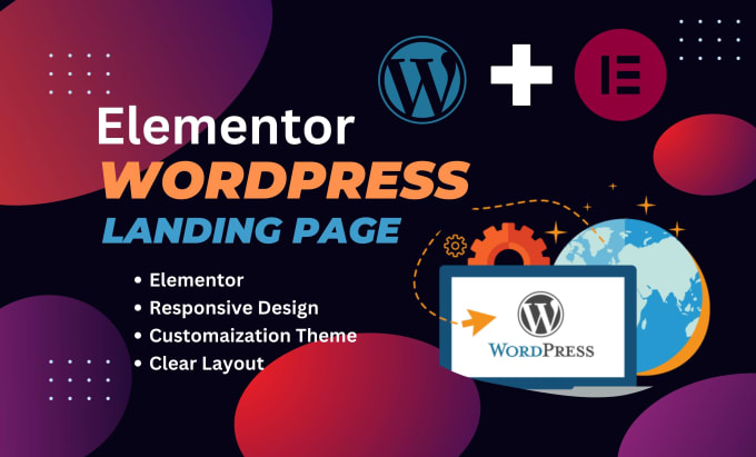 Develop elementor wordpress website landing page design by ...