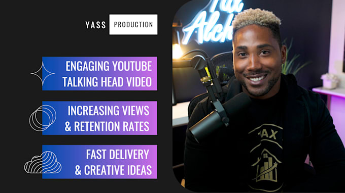Edit a top notch youtube talking head video by Yasser_albasty | Fiverr