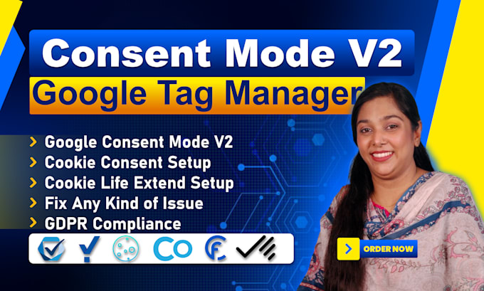 Setup cookie consent banner, google consent mode v2, gdpr, ccpa, cookies by gtm by Aloakter175 ...