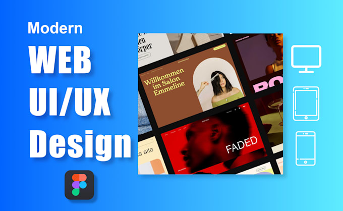 Design a professional and modern website ui ux with figma by Janis ...