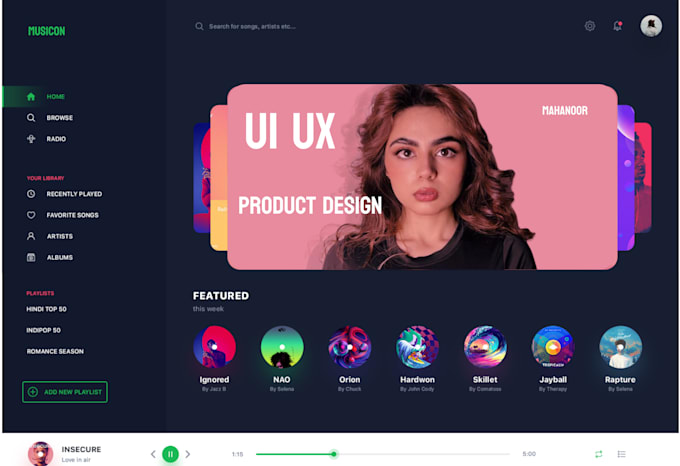 Design figma website uxui by Mahanoor01 | Fiverr