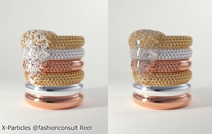 Make you an xparticles fluid water simulation cinema 4d 3d animation by ...