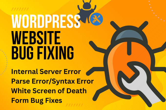 Fix wordpress issues, errors, bugs, css, provide wp help by ... Fix wordpress issues, errors, bugs, css, provide wp help by ...