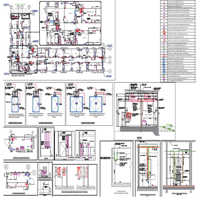 Prepare the mep drawings for a retail shop by Mep_haroon | Fiverr