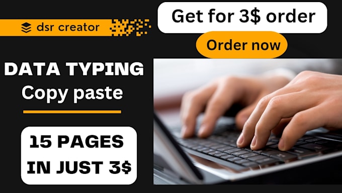 Your source for flawless typing by Dsr_creator | Fiverr