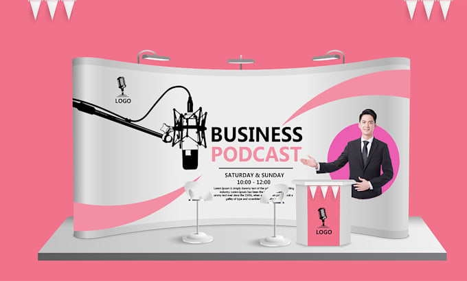 Do roll up, vinyl, billboard, podcast, trade show banner by ...