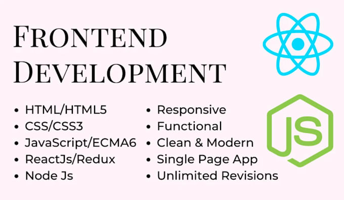Develop custom frontend with reactjs, psd, figma to reactjs by Zain ...