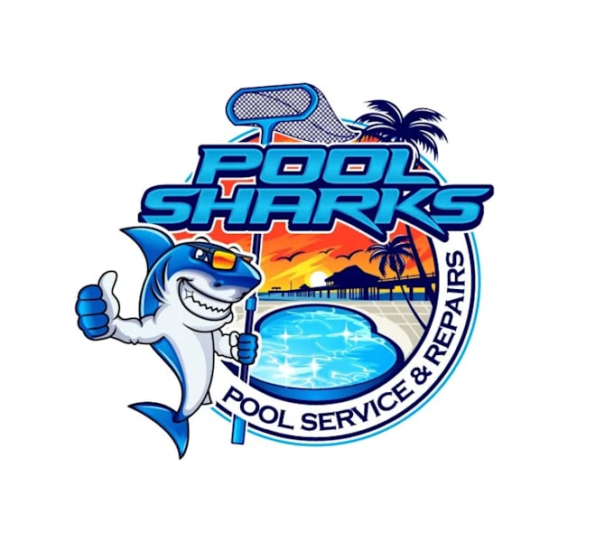 Design high quality swimming pool logo with unlimited revision by ...