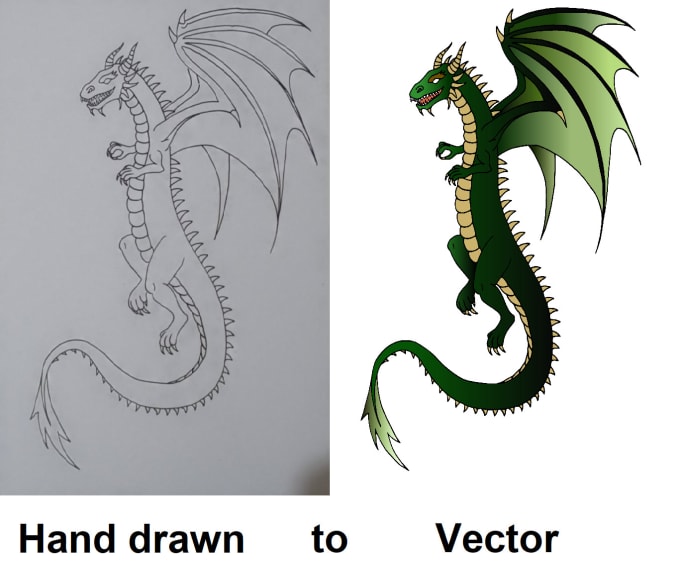 Convert a hand drawn sketch to a vector image by Igornevzgliad | Fiverr Convert a hand drawn sketch to a vector image by Igornevzgliad | Fiverr