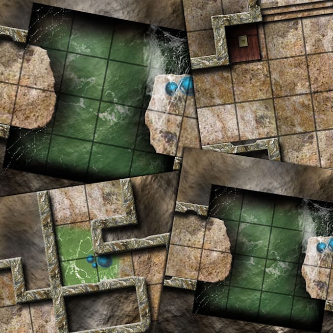 Create six custom rpg map tiles for you by Ladnamedfelix | Fiverr