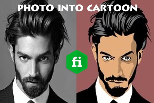 Create matchless cartoon picture using you photo by Karamaxwell10 | Fiverr