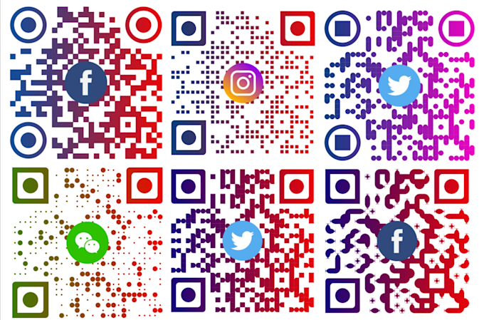 Qr codes generator and qr code design with your logo by Rashmika25 | Fiverr