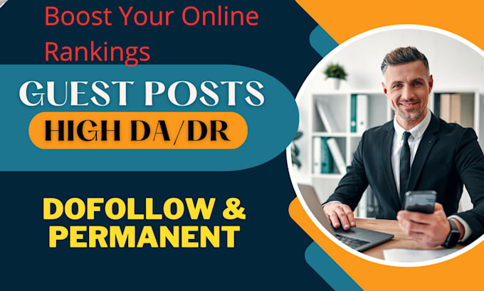 High authority seo dofollow guest post on high da blogs by Ua12570 | Fiverr