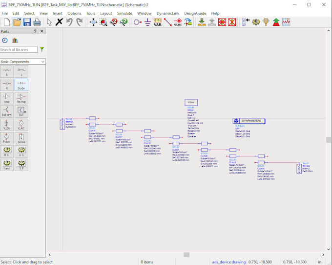 Design and simulate rf and mw circuits in ads, cst or hfss by Irfanyasin920 | Fiverr