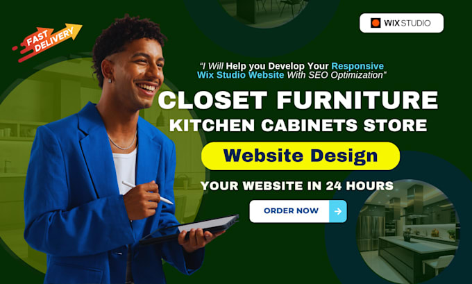 Design a profitable kitchen cabinet store furniture store modern ...
