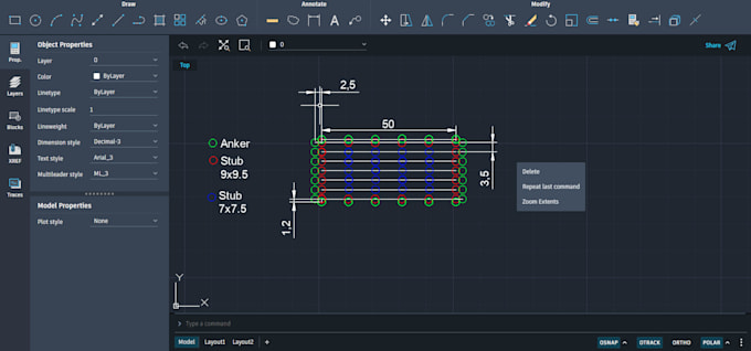 Finish your autocad requests by Ivana6252 | Fiverr