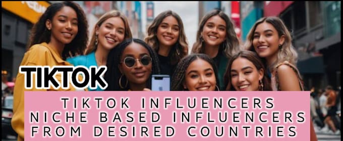 Provide tiktok influencer list for influencer marketing by ...