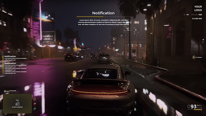 Design ui ux for fivem scripts gta v by Capagencyeu | Fiverr