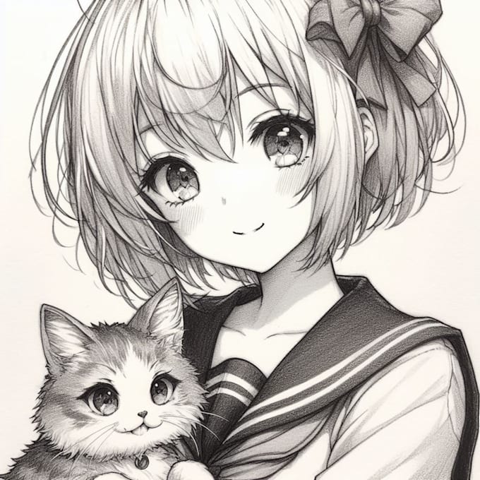 Draw your custom anime character by Nyxorifydesigns | Fiverr