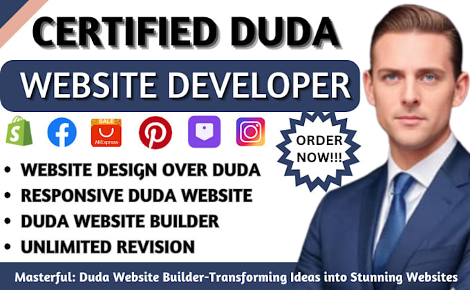 Design you a website using duda website builder by Michael_agency8 | Fiverr