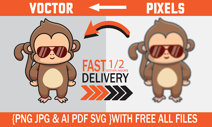 Vectorize image vector tracing edit convert low pixels trace redraw ...