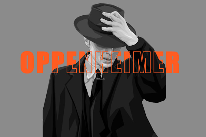 Create unique vector portrait with text behind by Alif_design | Fiverr