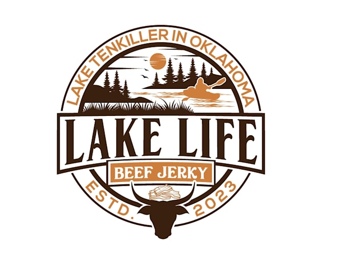 Create a wildly original adventure, lake life logo design for your ...