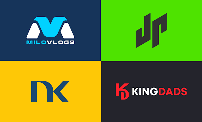 Create unique minimalist monogram logo for your brand by Nabils24 | Fiverr