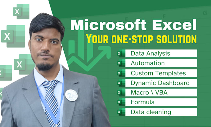 Do excel dashboard, data analysis, macro, automation, formulas, pivot by Fokislam | Fiverr