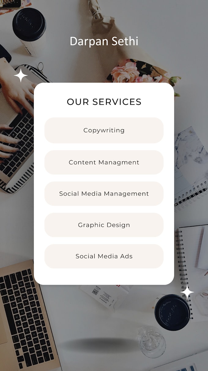 Do social media marketing, content writing, video editing for your business by Darpans | Fiverr