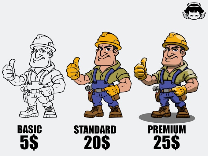 Create design custom cartoon character, mascot character by Deny_christ ...