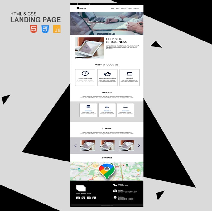 Design landing page with adobe xd by Dedeapr | Fiverr
