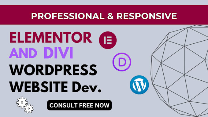 Design, develop, clean and modern wordpress website using divi, elementor pro by Pbsg2020 | Fiverr