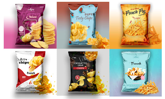 Create custom chip bags, pouch product packaging design by Tanzidsiyam ...