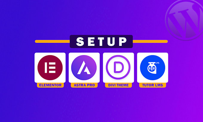 Setup elementor pro astra pro bundle tutor lms pro by Web_designer662 ...