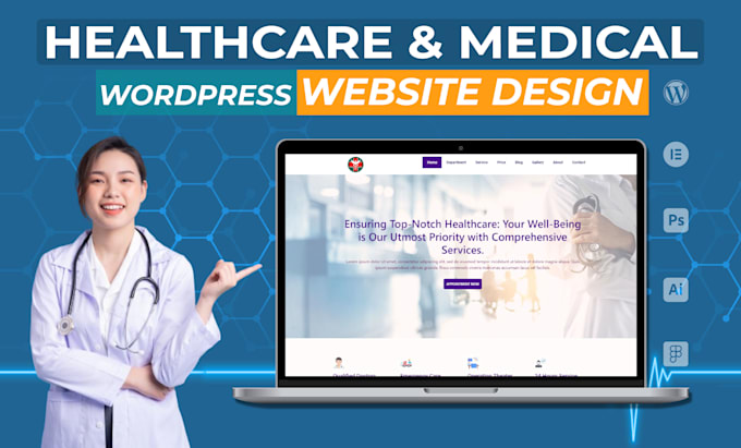 Build medical healthcare dental and doctor website in wordpress by Mh_mahfuj | Fiverr
