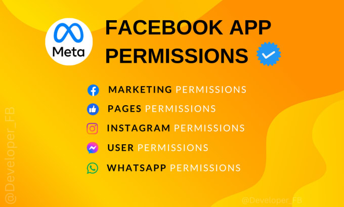 Get Facebook App Permissions Graph Api By Developer Fb Fiverr
