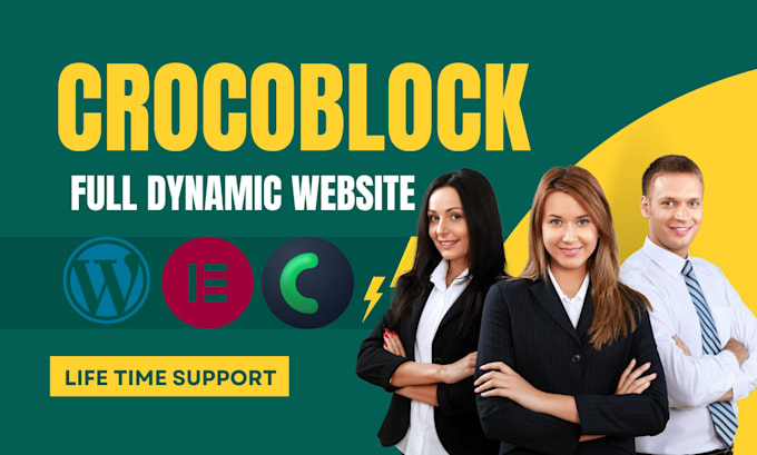 Create wordpress website with elementor pro and crocoblock by Wpdev_squad74 | Fiverr
