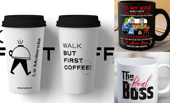 Create a custom coffee mug design or coffee cup design by Thernsdesigns ...