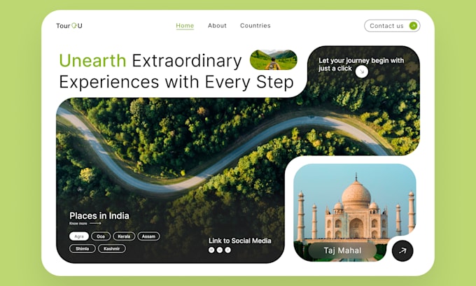 Create website header design in figma by Pragati_design | Fiverr