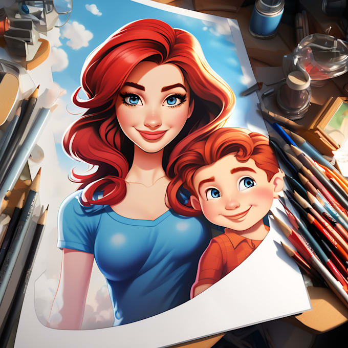 Draw you into famous cartoon character by Kerfect | Fiverr