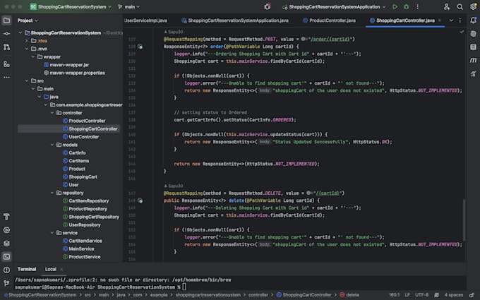 Help In Your Project Using Java Springboot And Mysql By Sapnakumari02