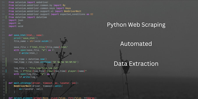 Do web scraping and crawling with python by Chethaka_sathma | Fiverr
