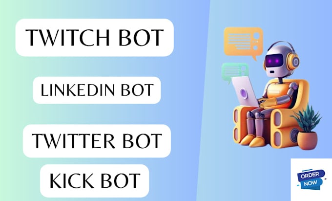 Build Linkedin Bot Twitter Bot Twitch Bot Kick Bot In Python By Davixtech Fiverr 