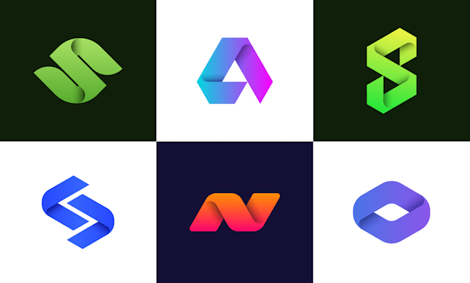 Rapidly craft modern colorful gradient logo for your brand by Nabils24 ...