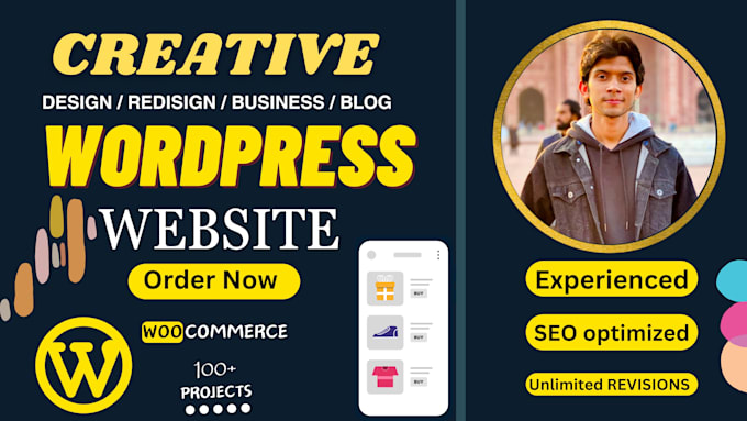 Build wordpress website design, development with elementor by Ishahroze | Fiverr