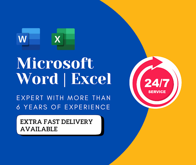 Create ms word document and excel spreadsheet by Maryam408 | Fiverr